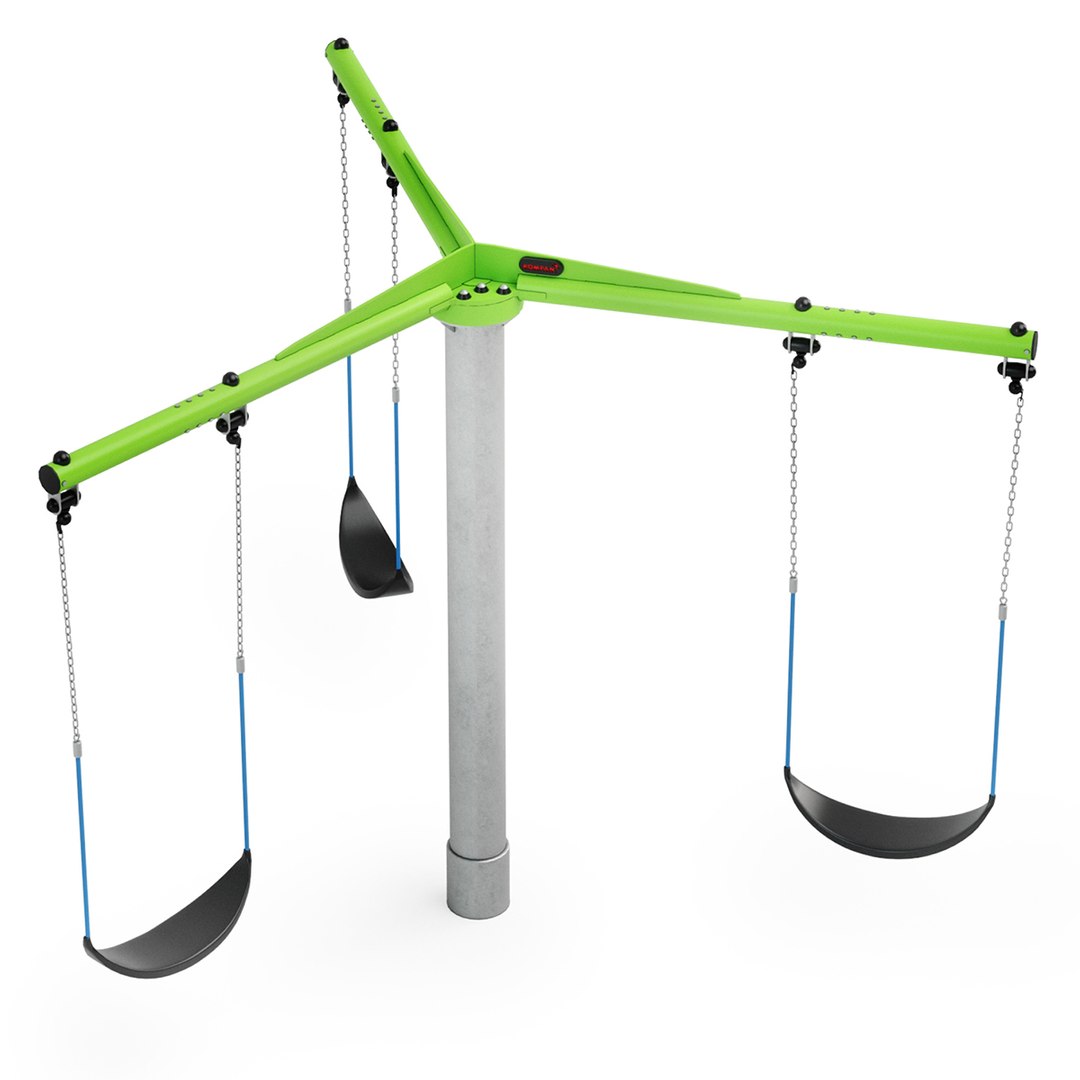 3D 3-Seater Carousel Kompan PCM153 - TurboSquid 1730499