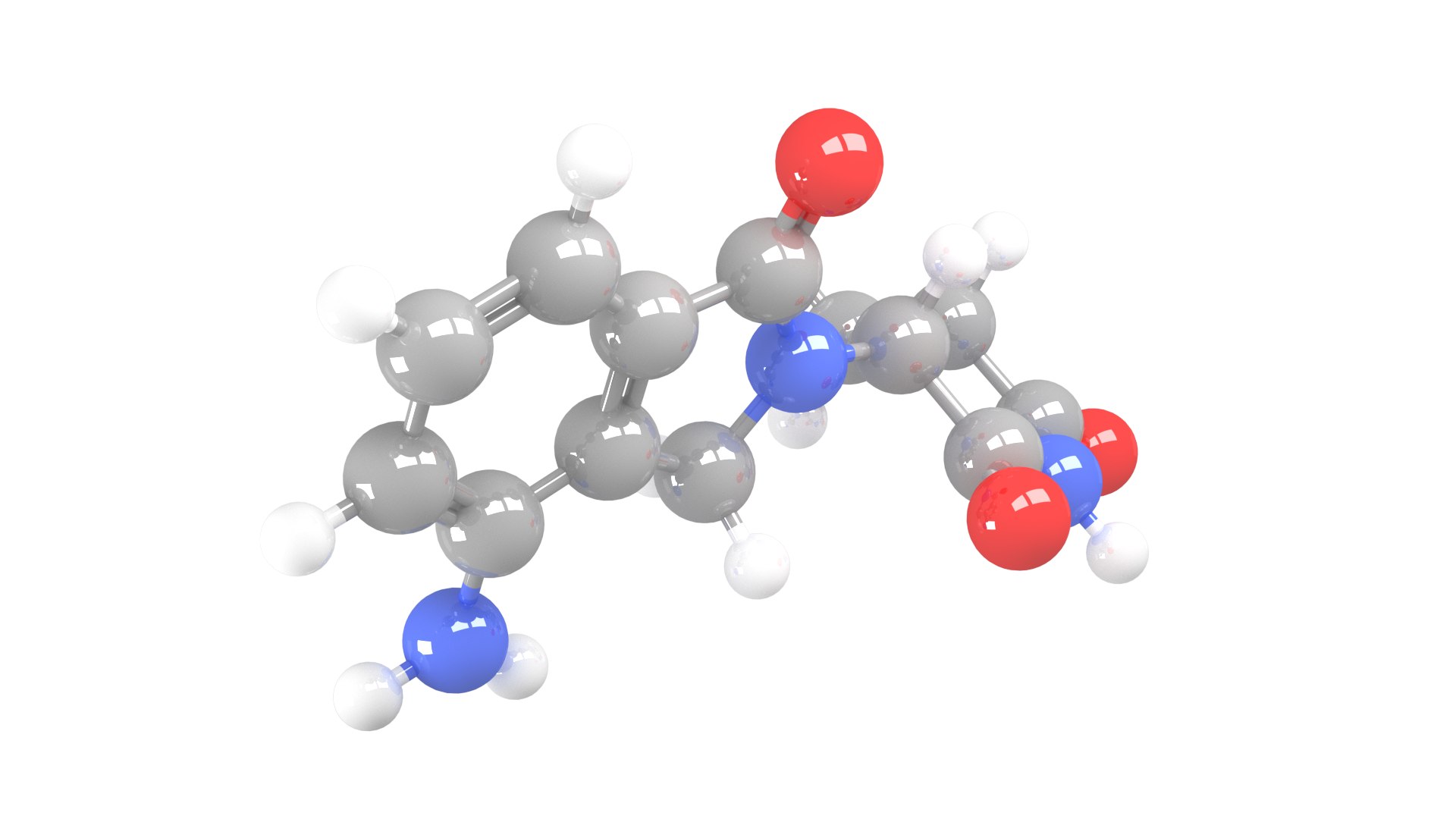 Lenalidomide - C13H13N3O3 Molecular Structure Model - TurboSquid 1743360