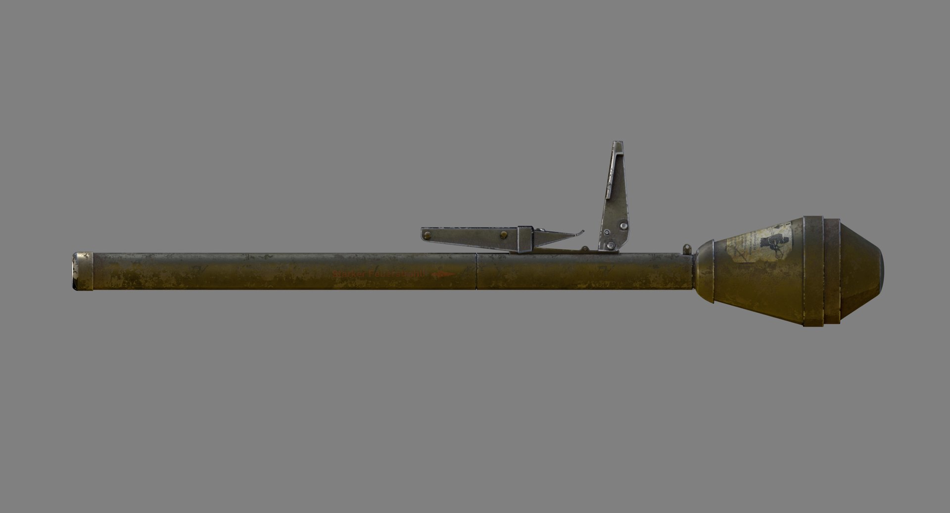 Panzerfaust Rpg Rocket 3D Model - TurboSquid 1222904