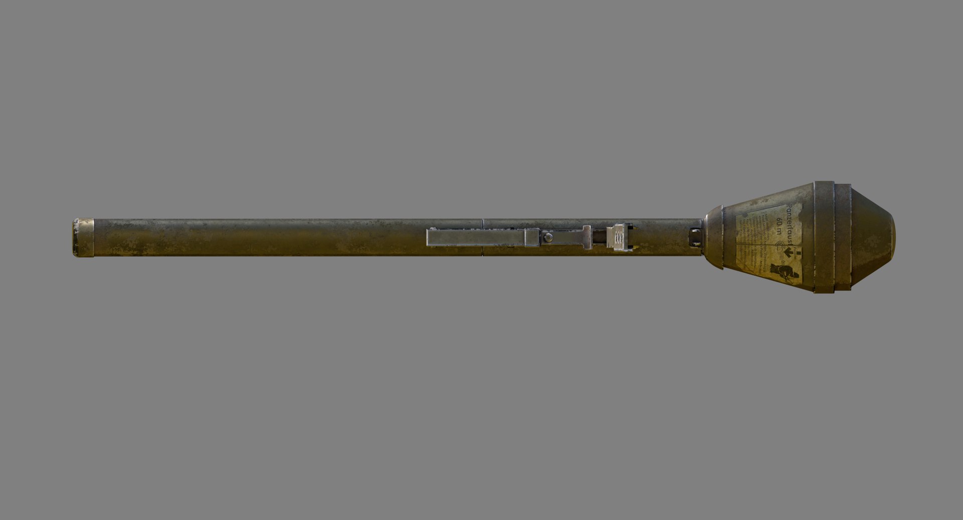 Panzerfaust Rpg Rocket 3D Model - TurboSquid 1222904