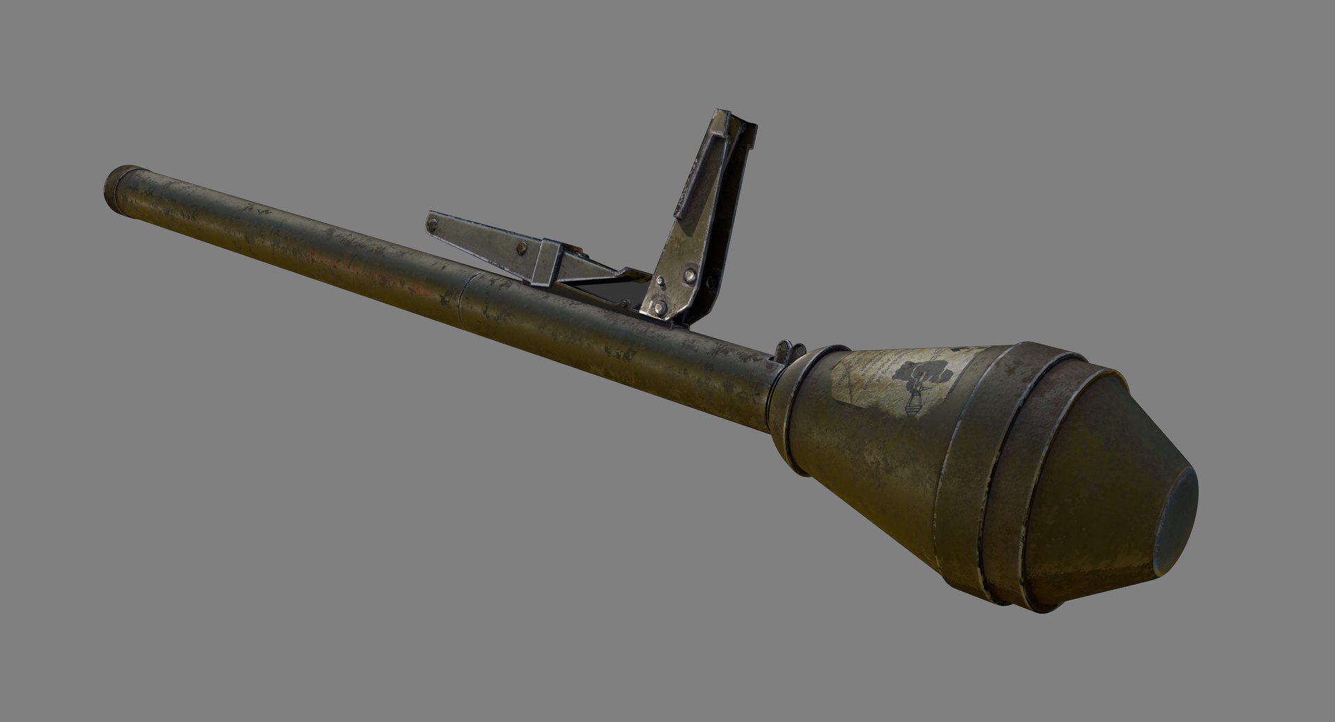 Panzerfaust Rpg Rocket 3D Model - TurboSquid 1222904