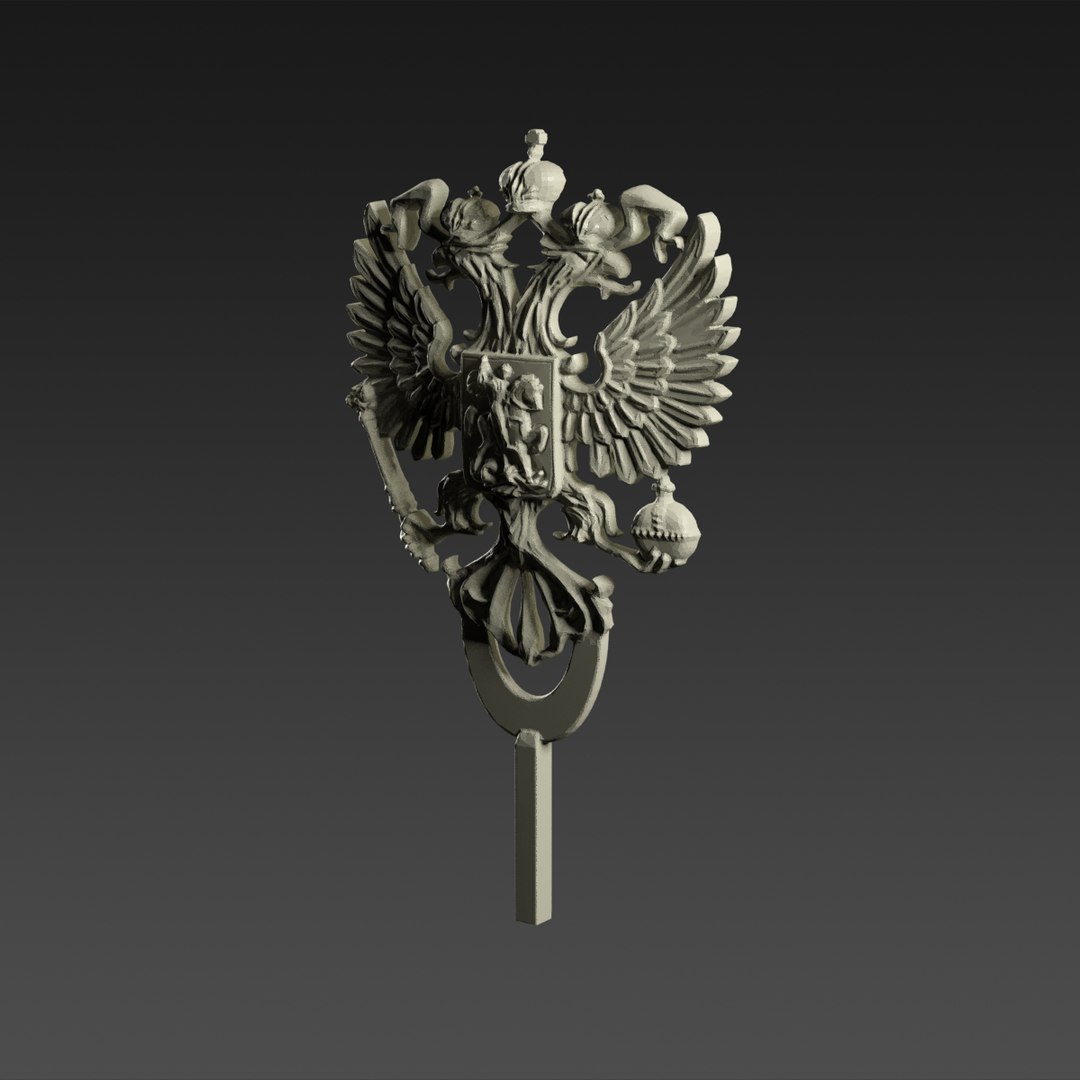 Emblem Russia 3D Model - TurboSquid 1302926
