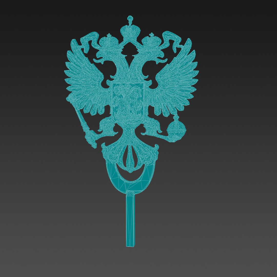 Emblem Russia 3D Model - TurboSquid 1302926