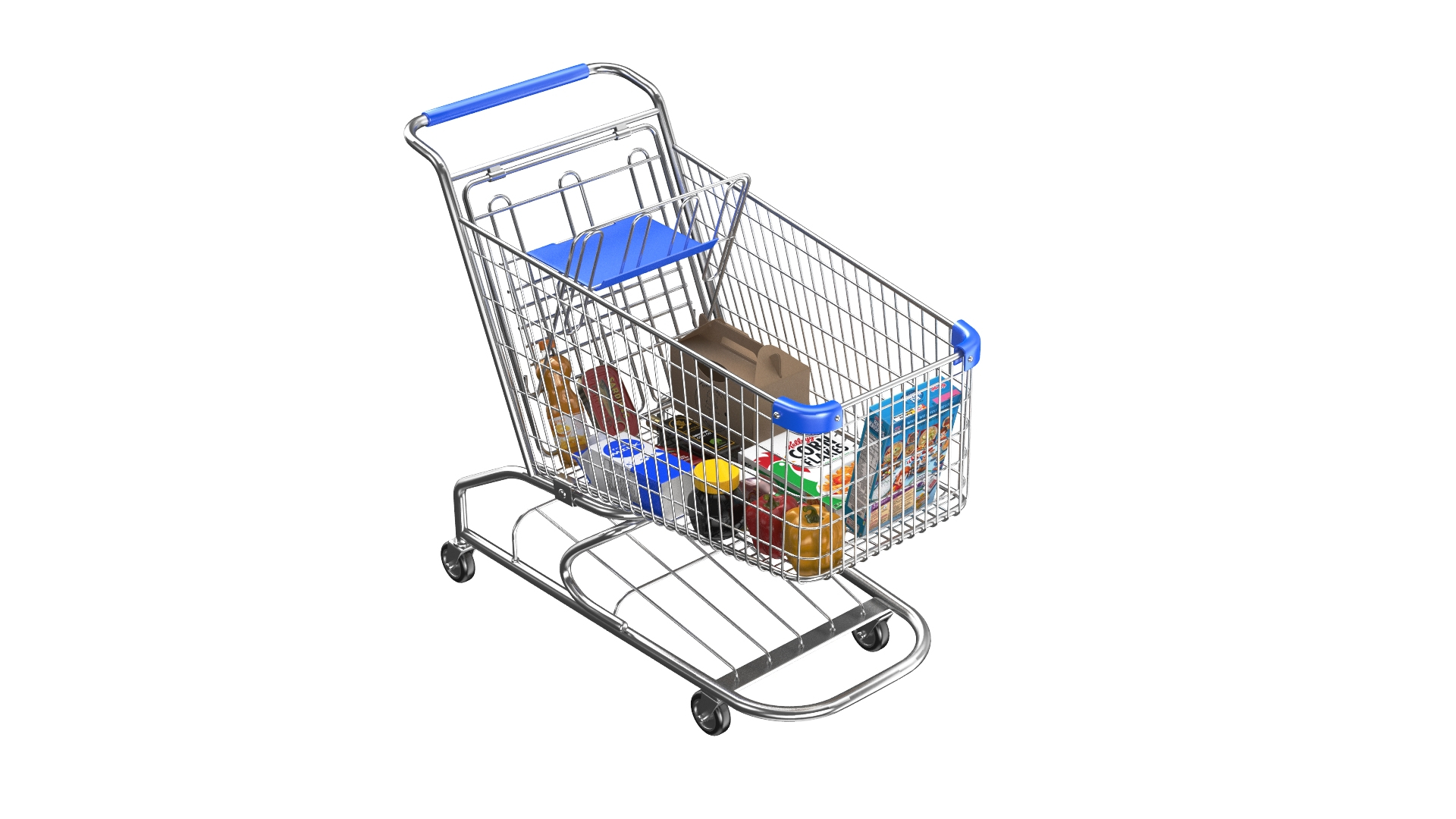 Full Detailed Shopping Carts Collection model - TurboSquid 2053111