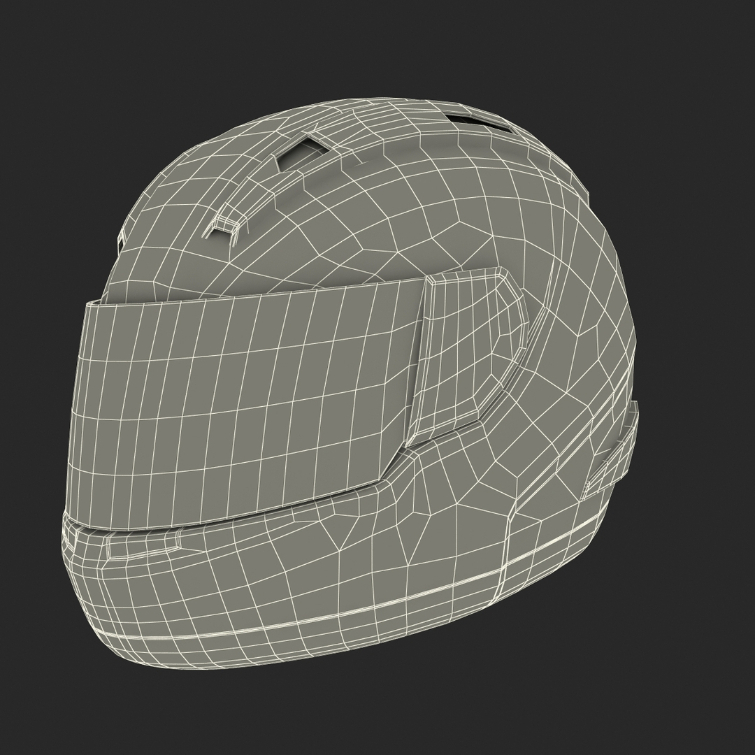 Motorcycle Helmet 2 3d Model