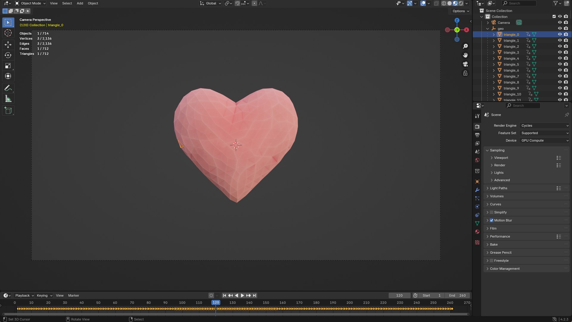 3D Model Origami Heart Unfolding Growing Animation - TurboSquid 2351353