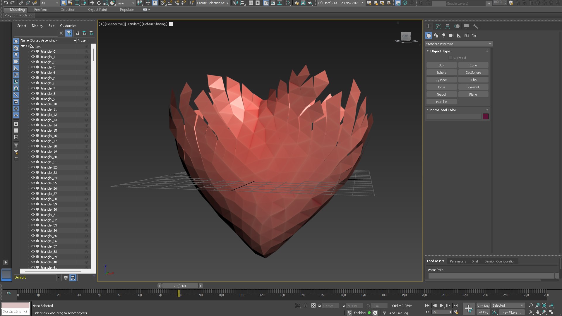 3D Model Origami Heart Unfolding Growing Animation - TurboSquid 2351353