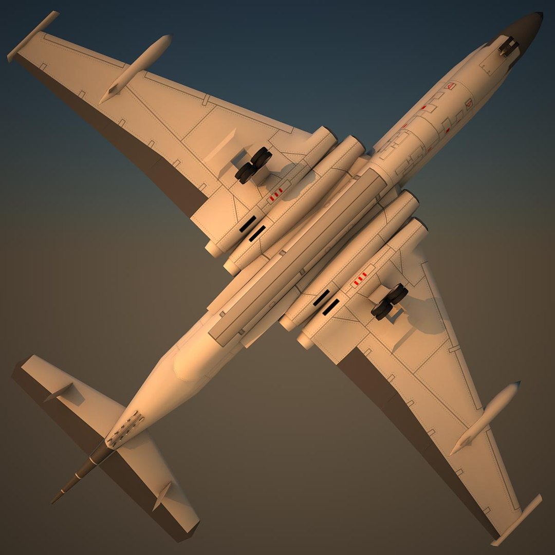 Hawker Siddeley Nimrod 3d Max