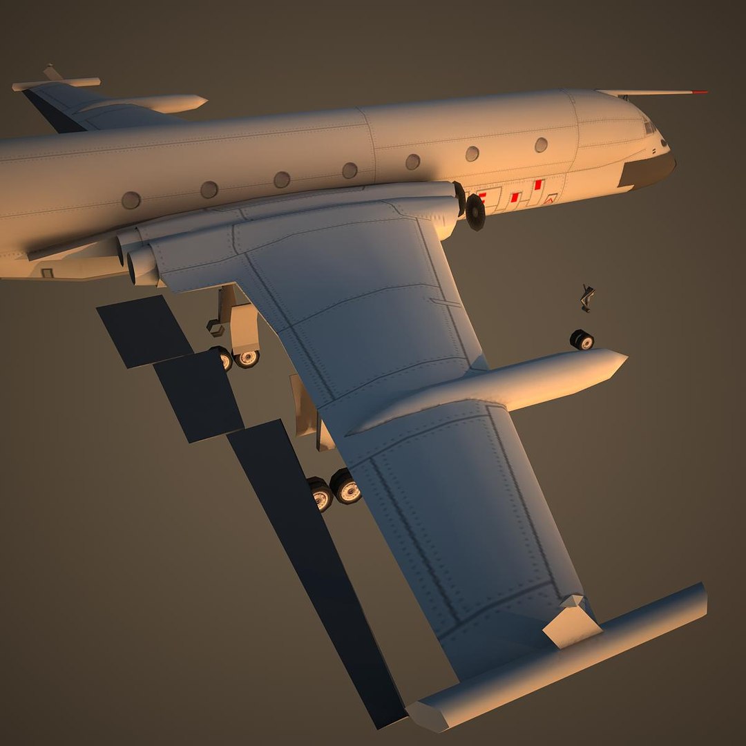 Hawker Siddeley Nimrod 3d Max