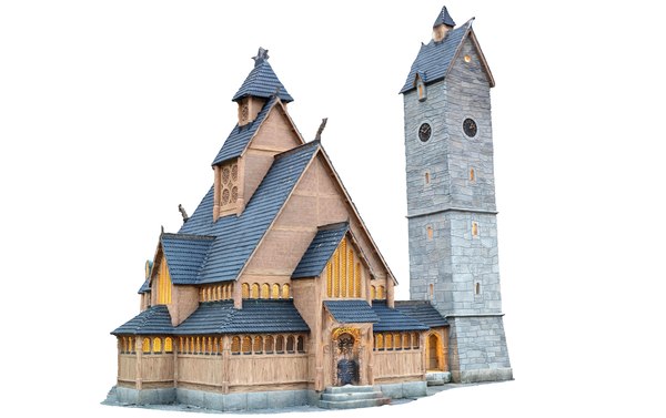 Vang Vikings Tempel 3D-Modell - TurboSquid 1802047