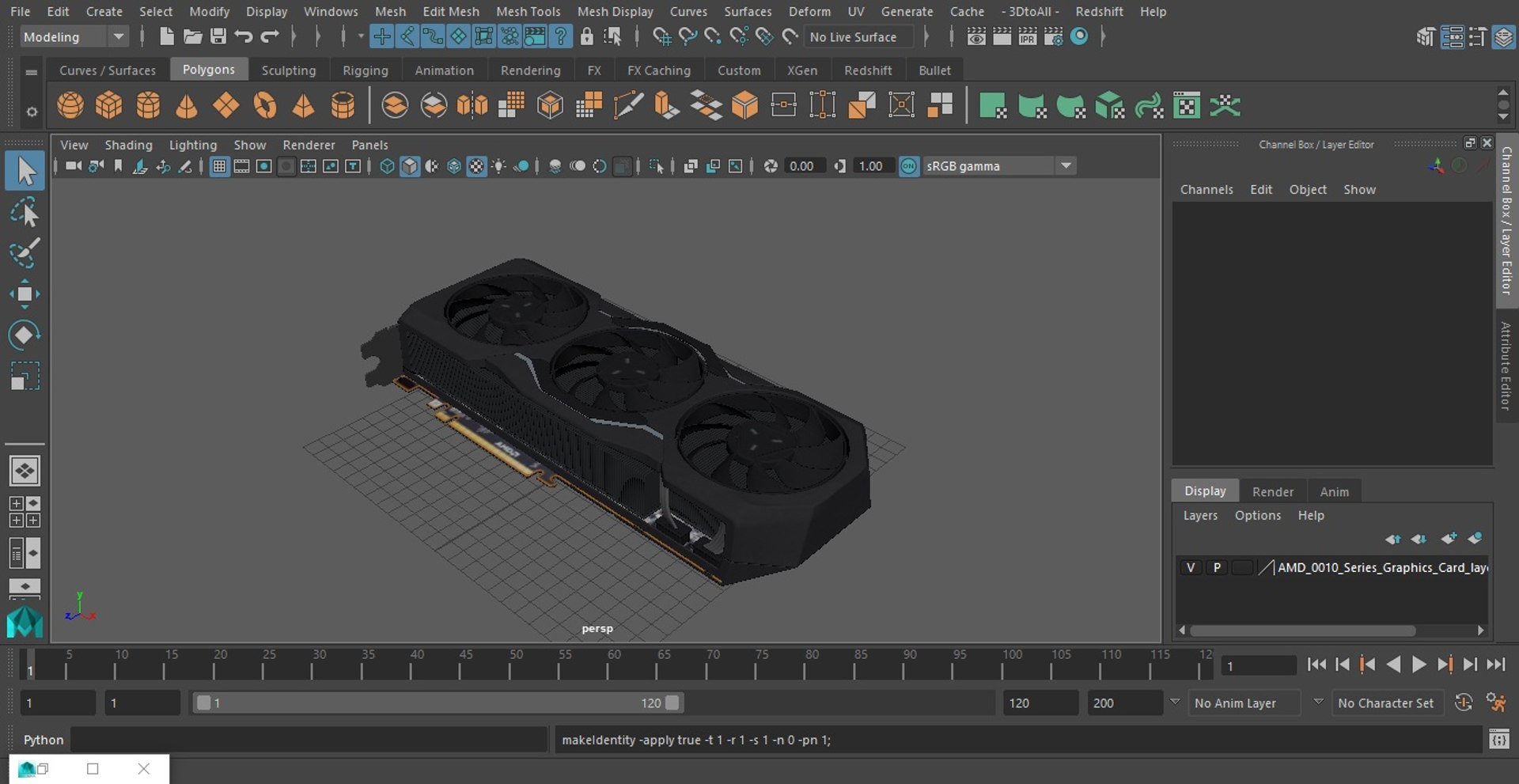 3D AMD 7900 Series Graphics Card - TurboSquid 2063012