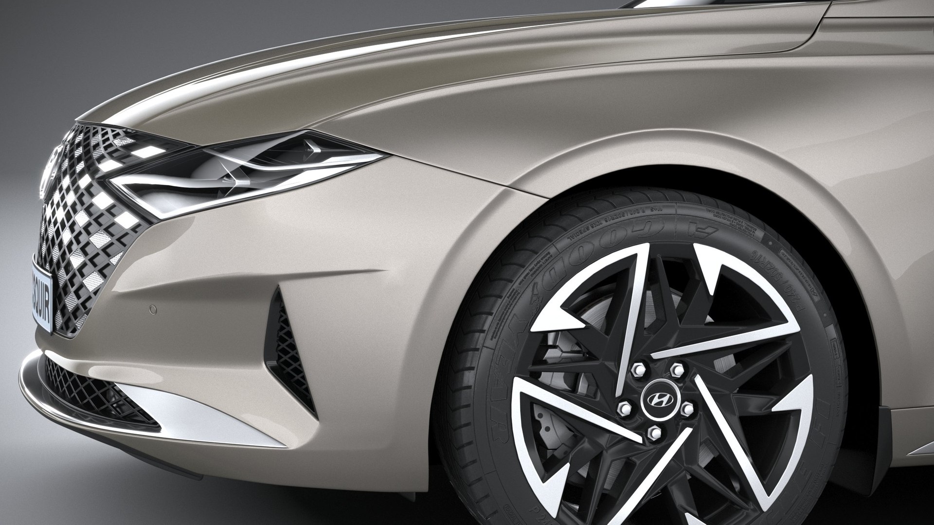 Hyundai Azera 2023 Model - TurboSquid 2016149