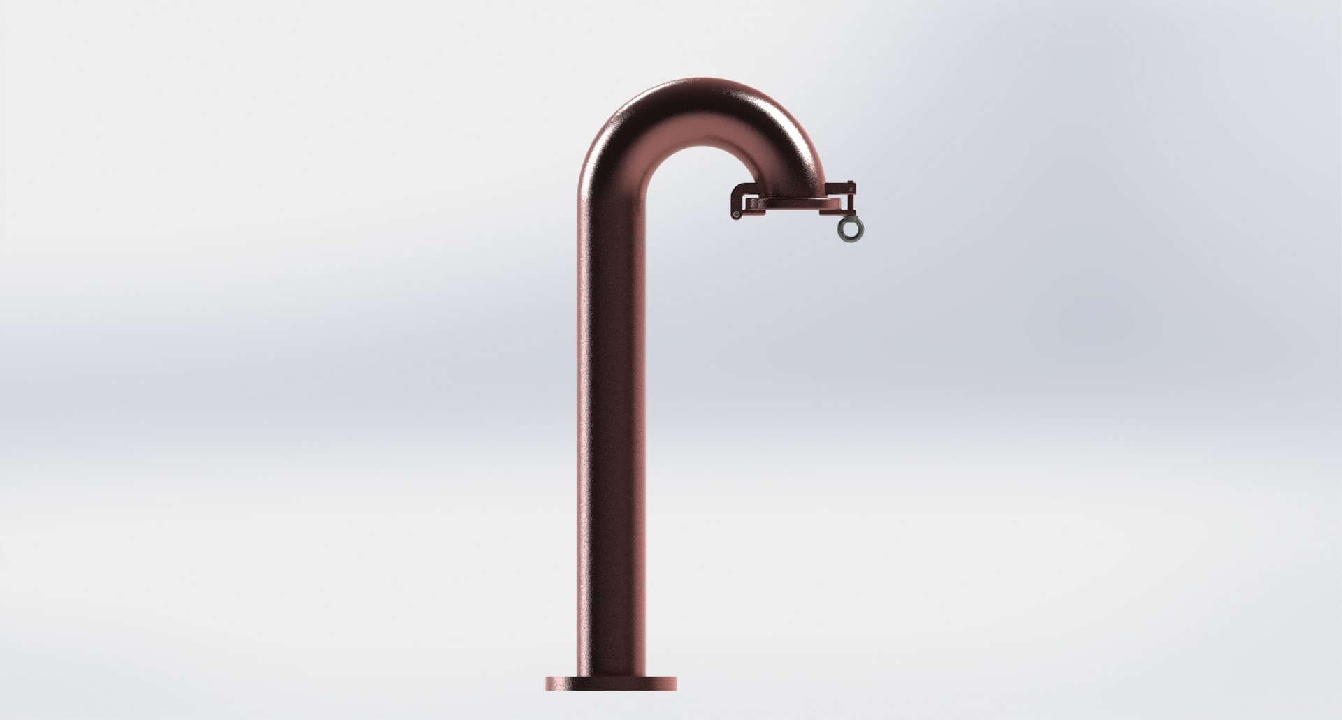Closable Gooseneck For Ventilation DN100 3D Model - TurboSquid 2188739