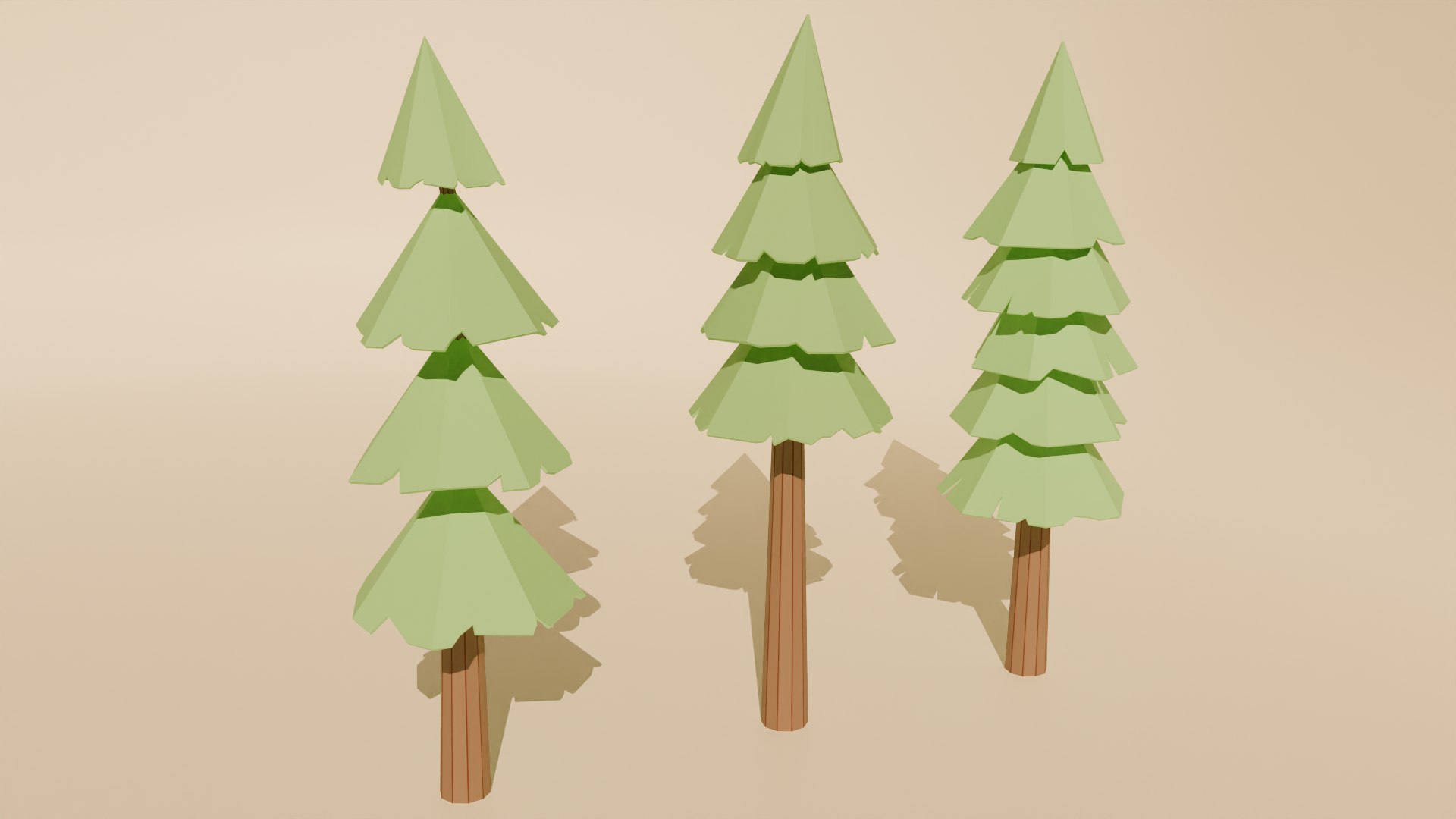Free 3D Low Poly Trees And Rocks - TurboSquid 2400328