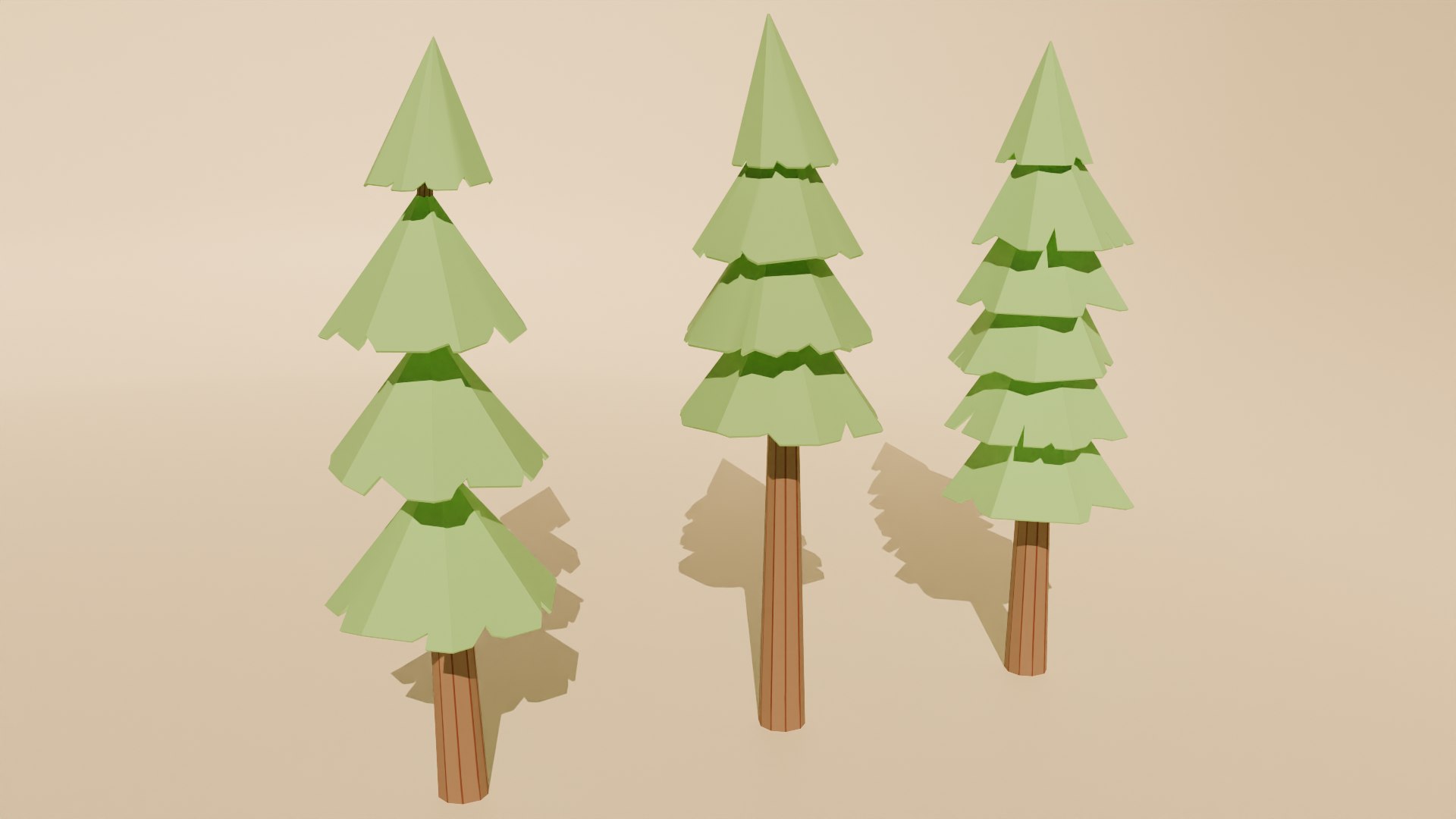 Free 3D Low Poly Trees And Rocks - TurboSquid 2400328