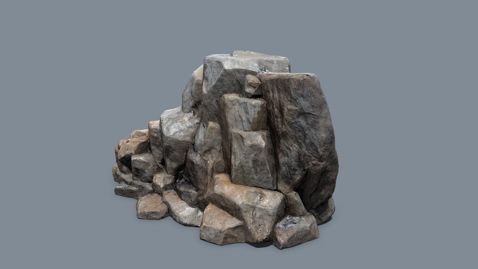Cliff Rocks 3D Model - TurboSquid 2203773