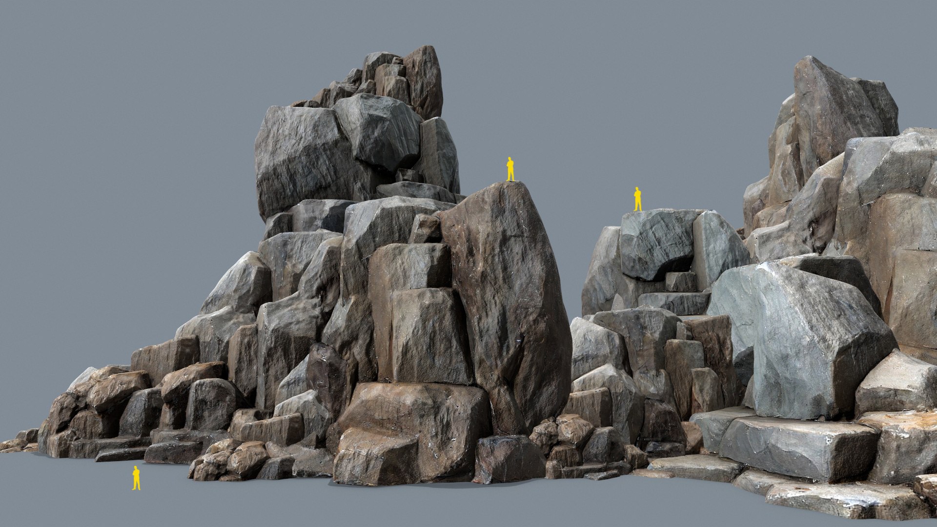 Cliff Rocks 3D Model - TurboSquid 2203773