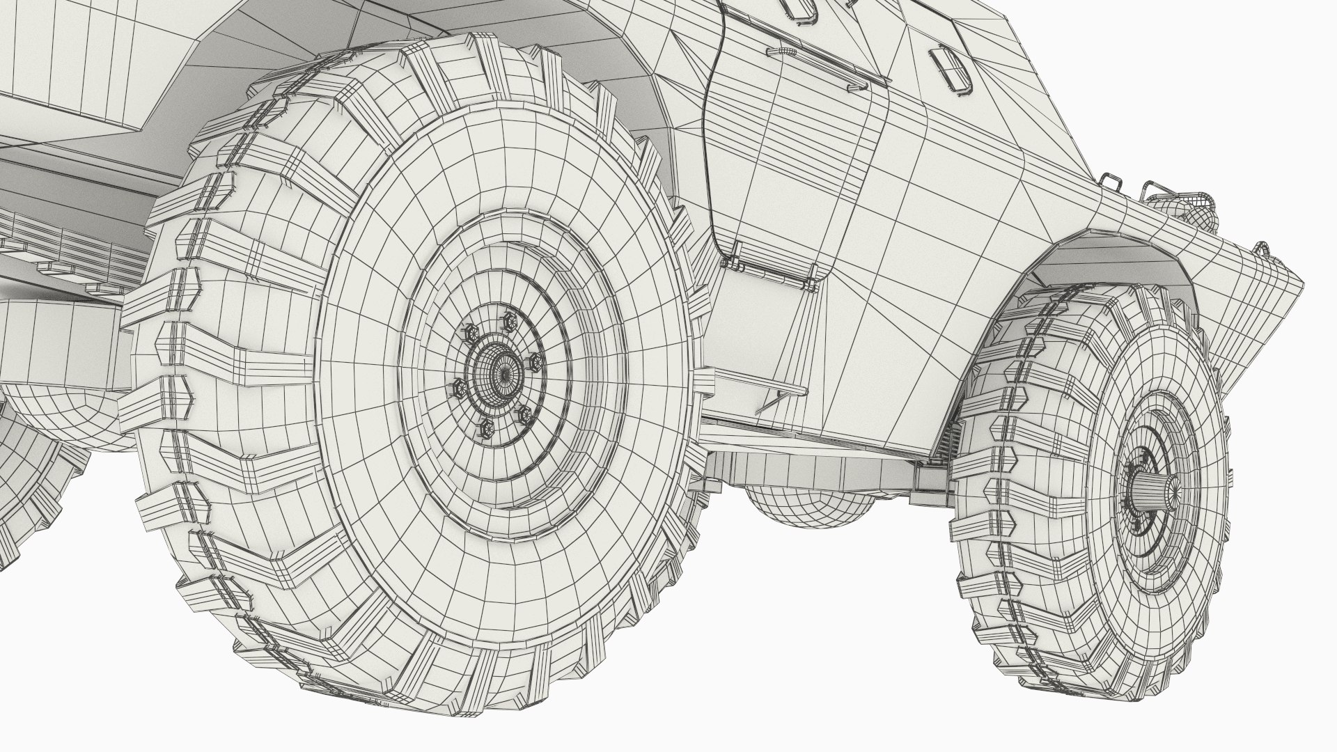 3D Cadillac Gage V-100 Light APC With Roof Hatch Green Simplified Model ...