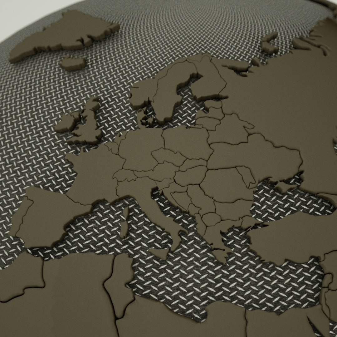 Europe Countries Mediterranean 3d Model