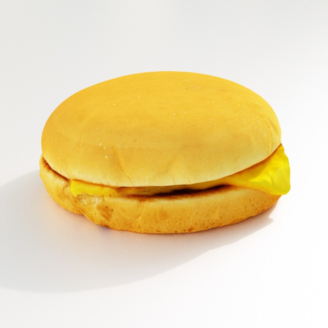 3D Cheeseburger Packaged Model - TurboSquid 1426392