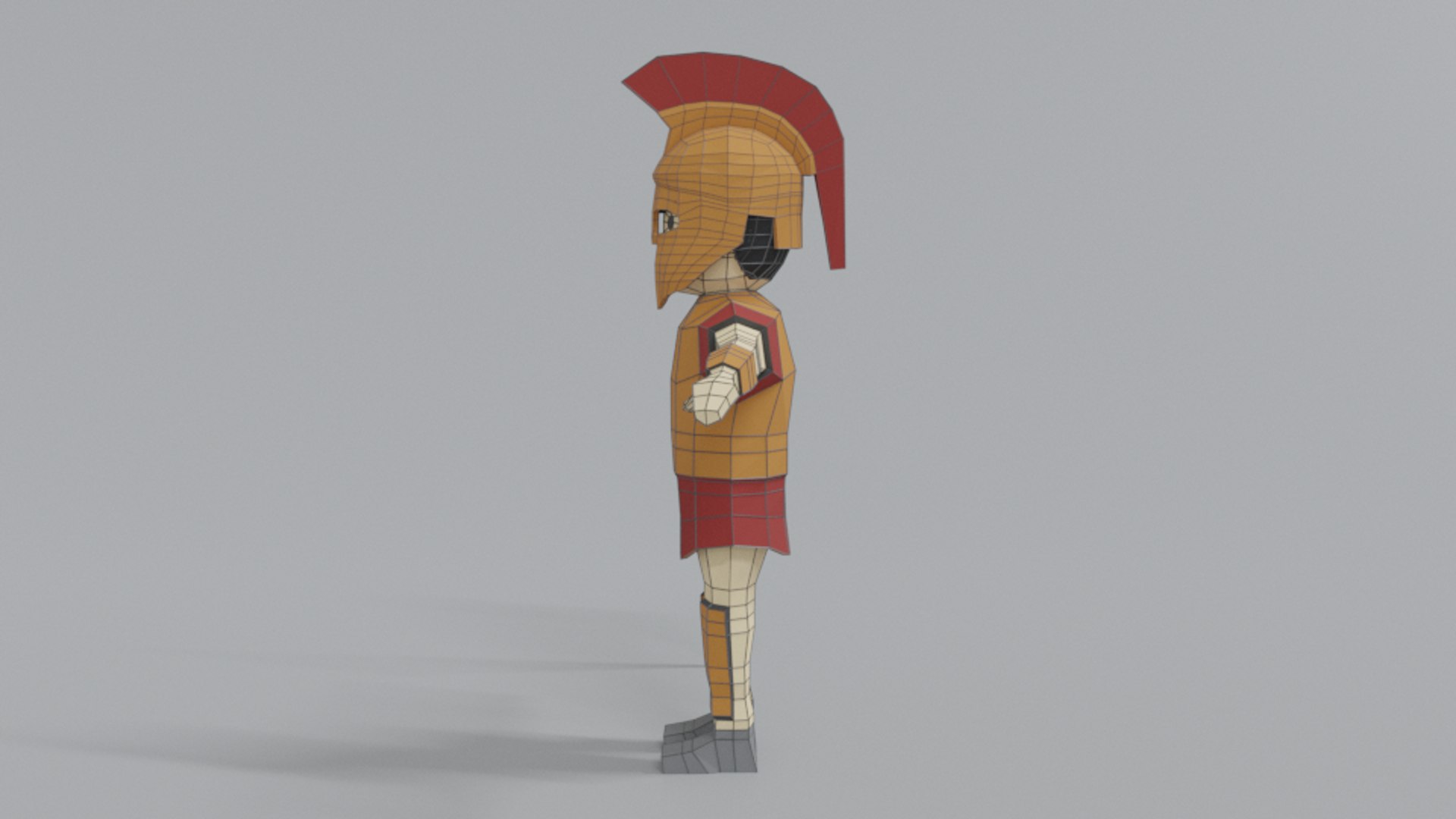 Ancient Greek Warrior Character 3D Model - TurboSquid 1585202
