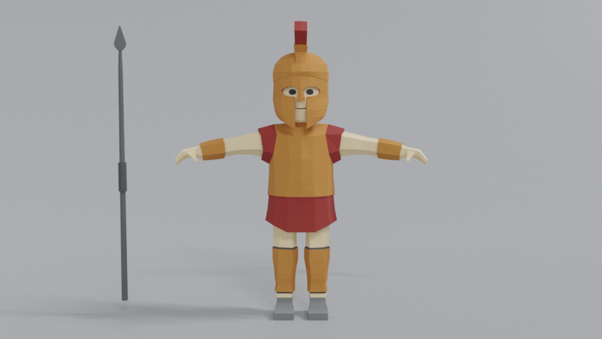Ancient Greek Warrior Character 3D Model - TurboSquid 1585202