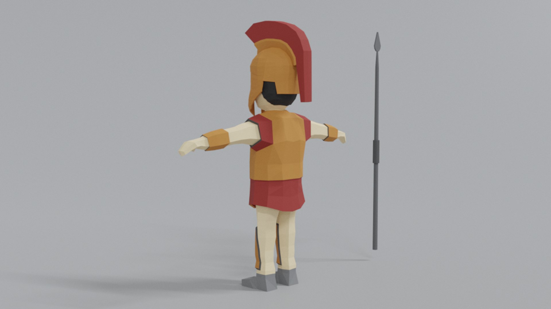 Ancient Greek Warrior Character 3D Model - TurboSquid 1585202