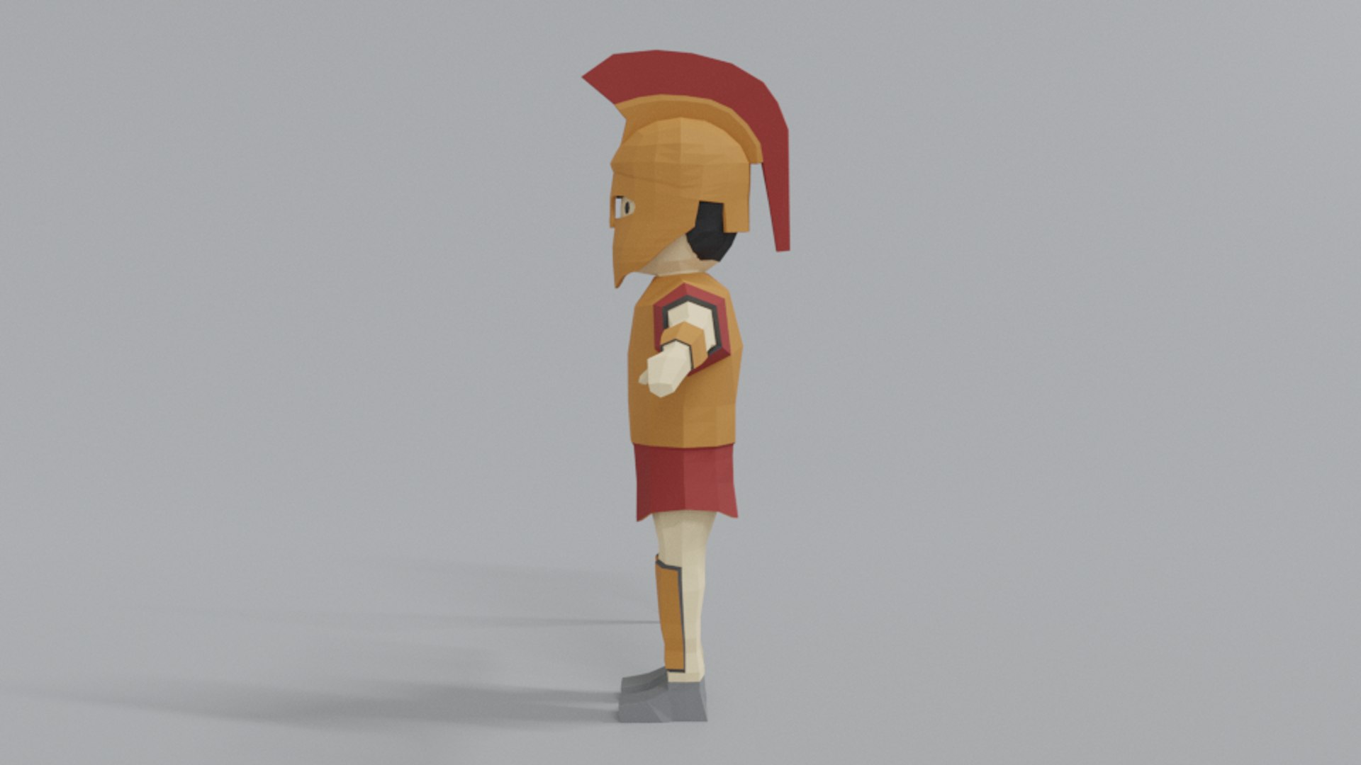 Ancient Greek Warrior Character 3D Model - TurboSquid 1585202