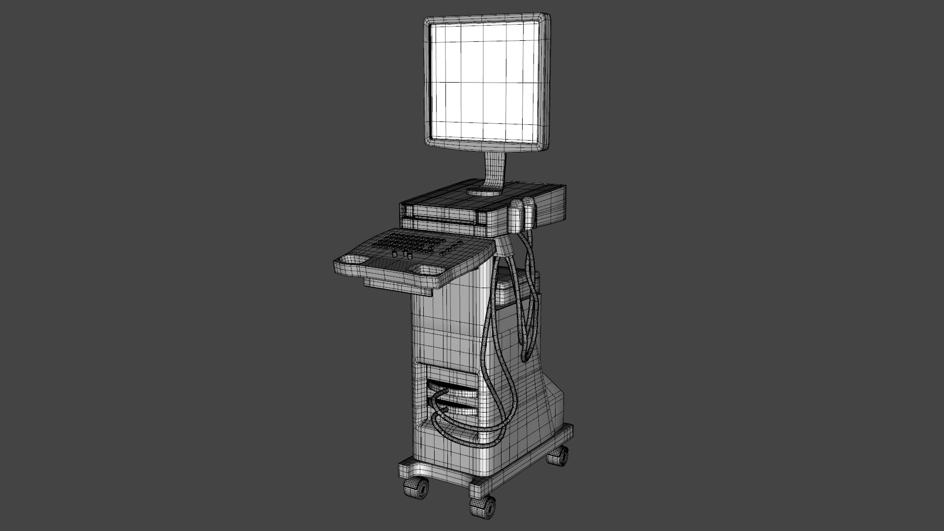 3D Ultrasound Machine 3D Model - TurboSquid 2406025