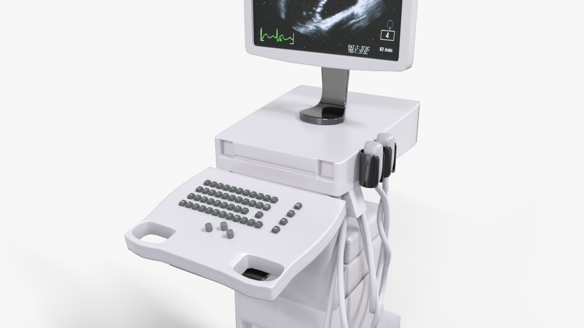 3D Ultrasound Machine 3D Model - TurboSquid 2406025
