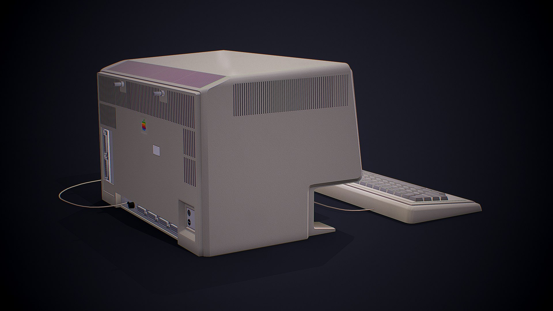 Retro Apple Computer 3D - TurboSquid 1553764