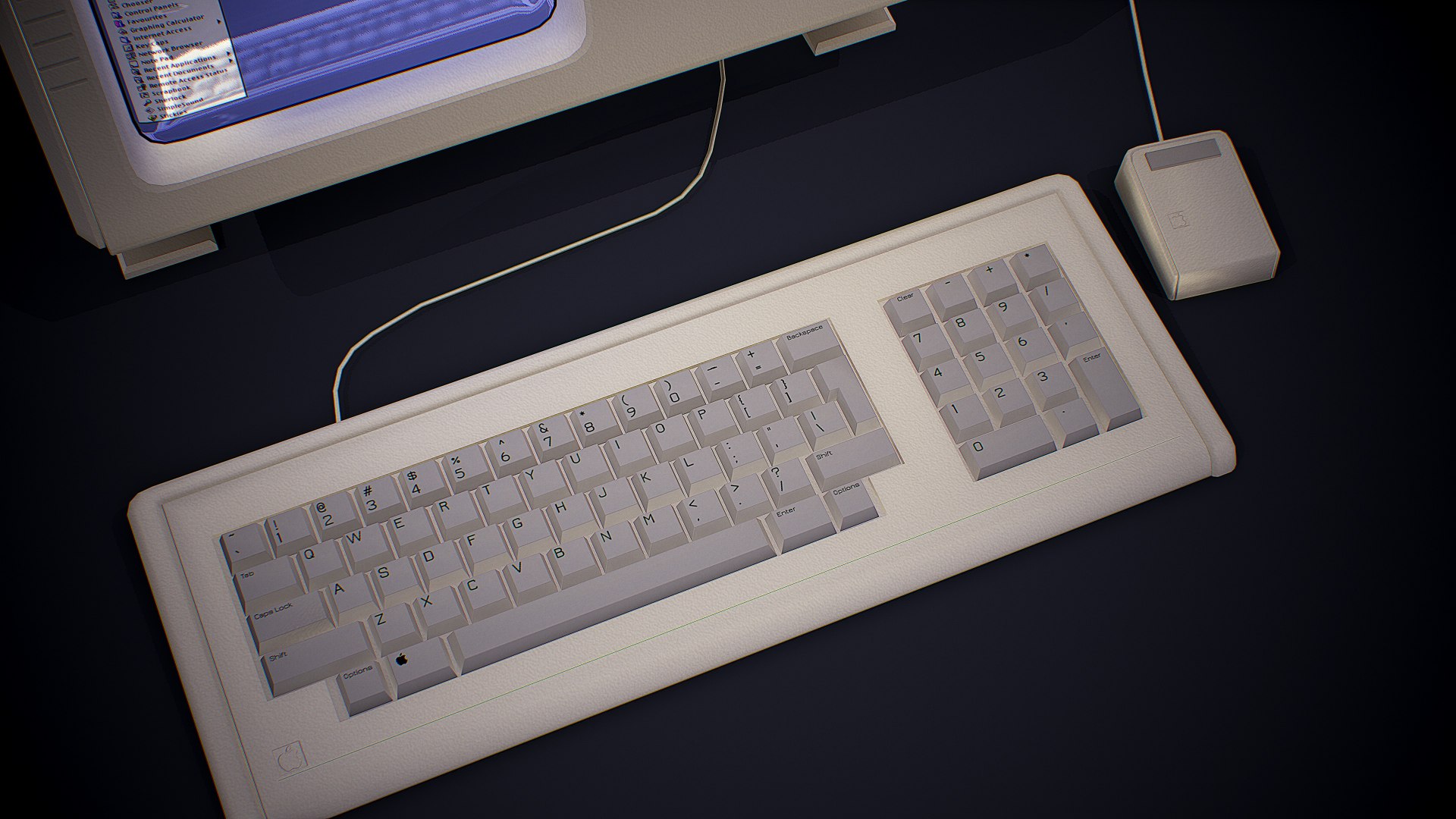 Retro Apple Computer 3D - TurboSquid 1553764