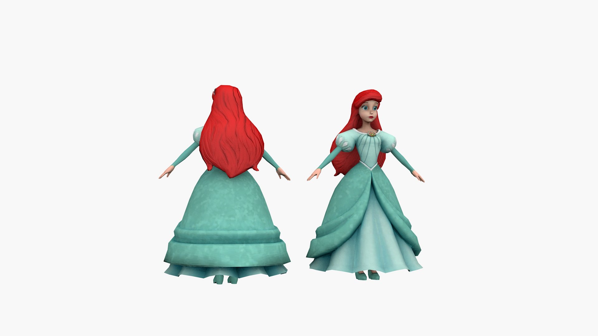 Ariel Princess Model - TurboSquid 2374319