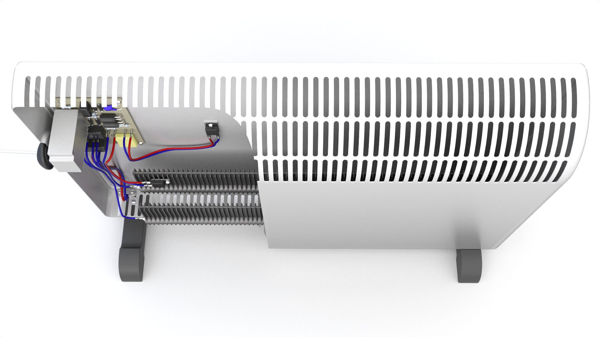 Electric Heater Radiator 3D Model - TurboSquid 1529454
