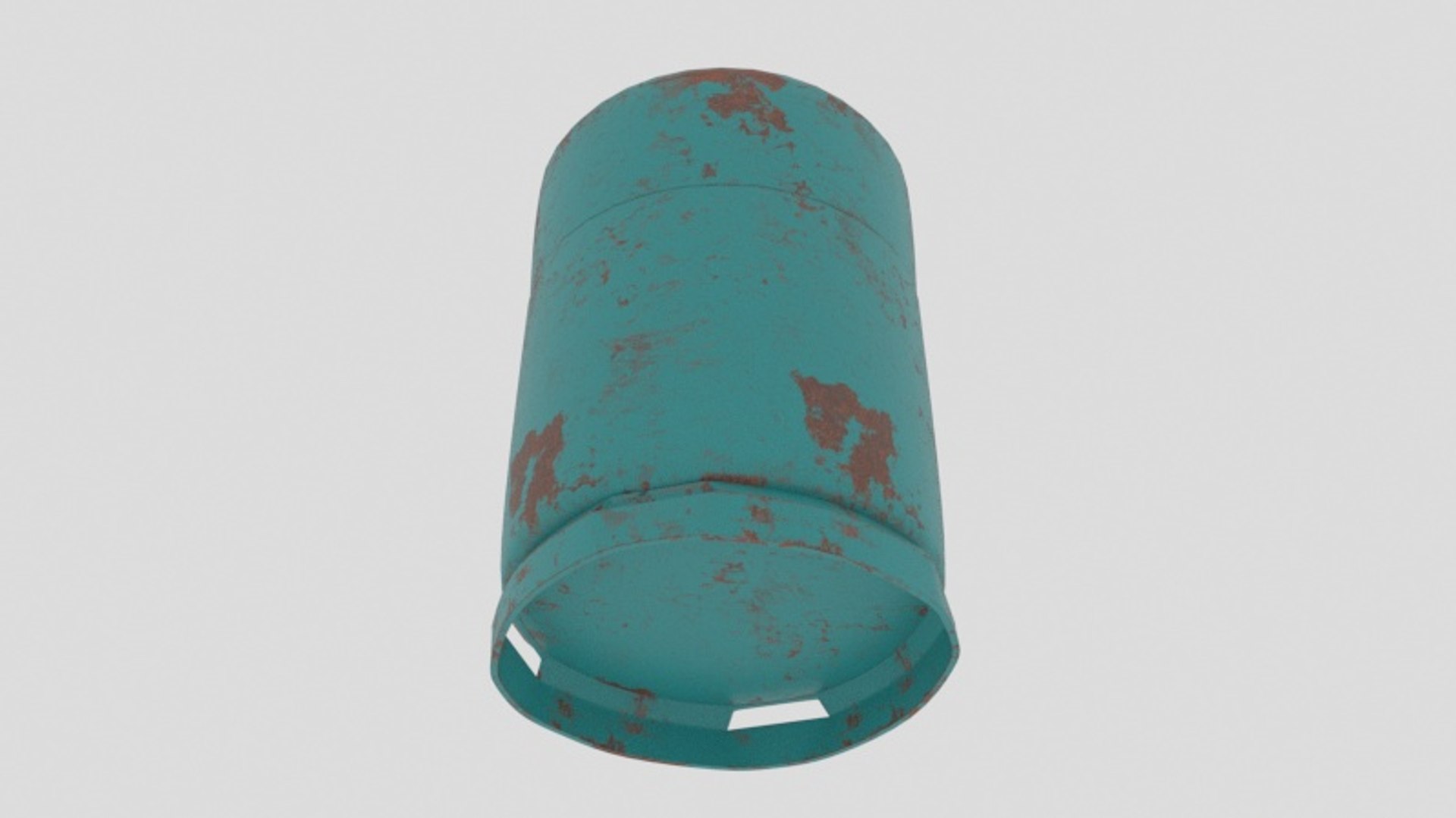 3D Rusty Gas Cylinder Model - TurboSquid 2088361