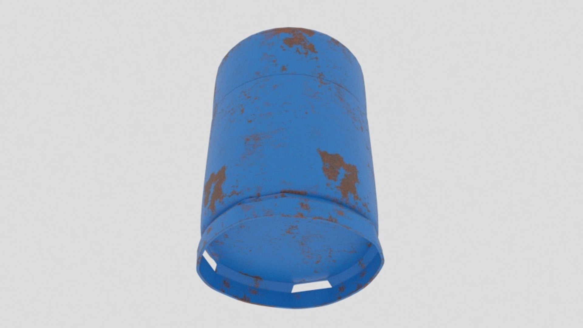 3D Rusty Gas Cylinder Model - TurboSquid 2088361