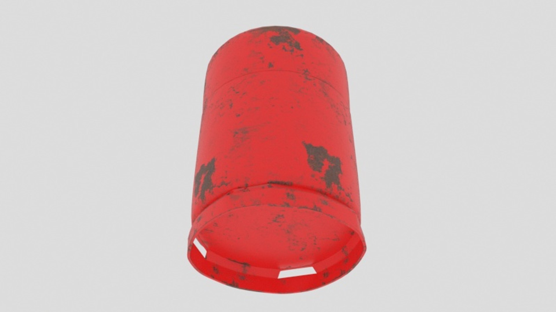3D Rusty Gas Cylinder Model - TurboSquid 2088361