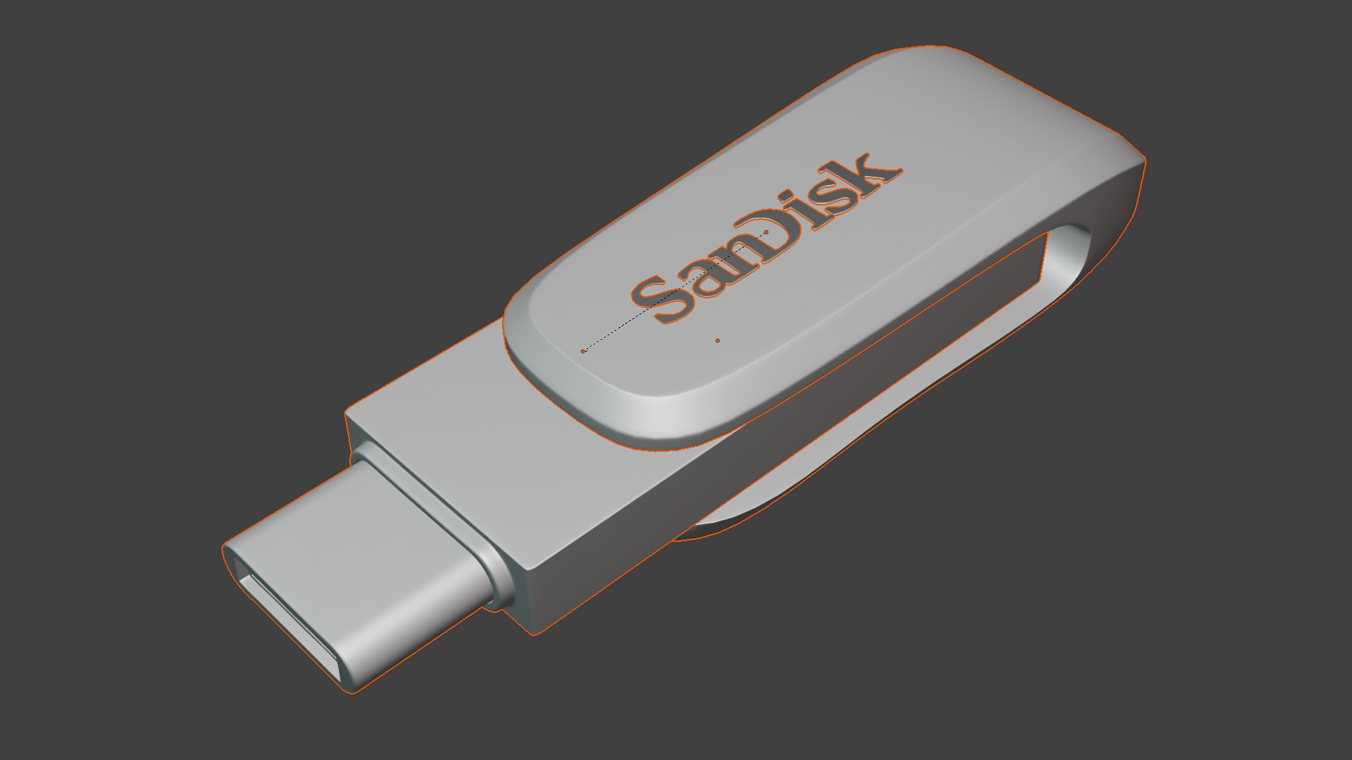 USB Flash Drive Pendrive 3D Model - TurboSquid 2292379