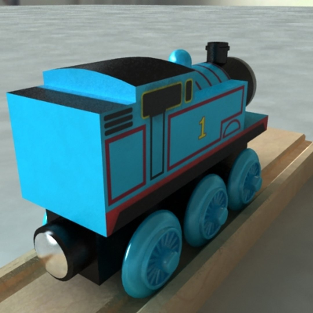 Wooden Railway Toy Thomas 3d Model