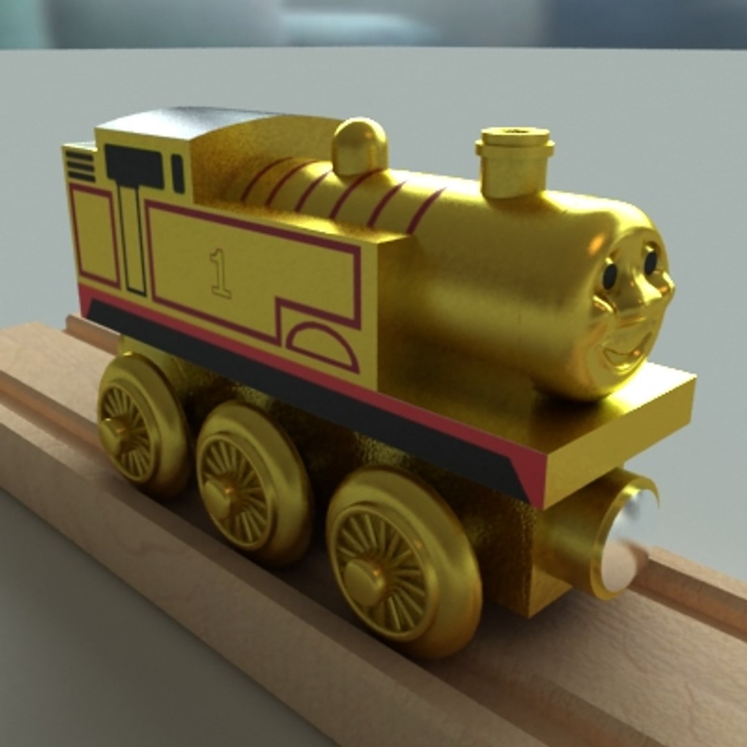 Wooden Railway Toy Thomas 3d Model