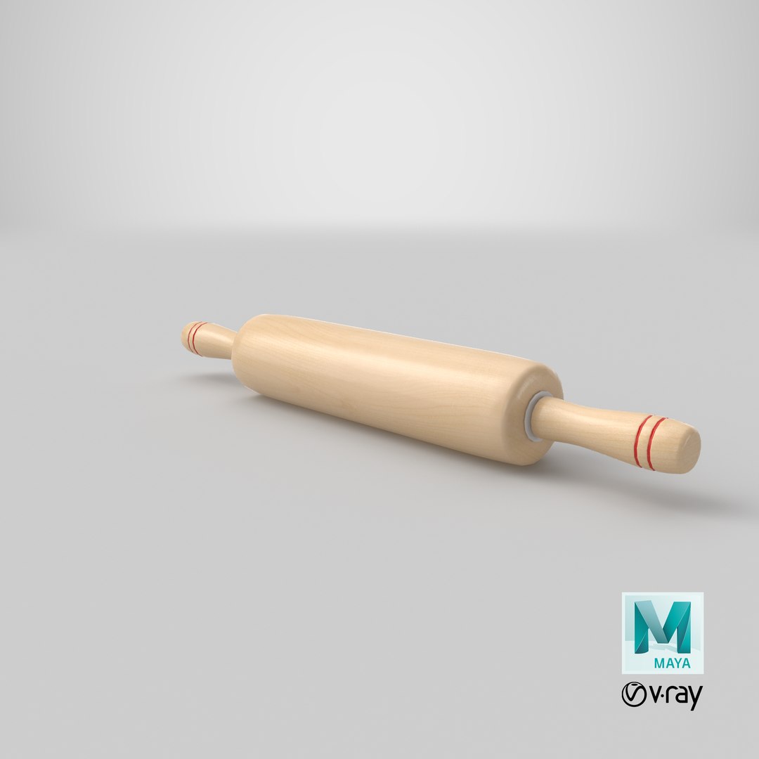 Rolling Pin 3D Model - TurboSquid 1349419