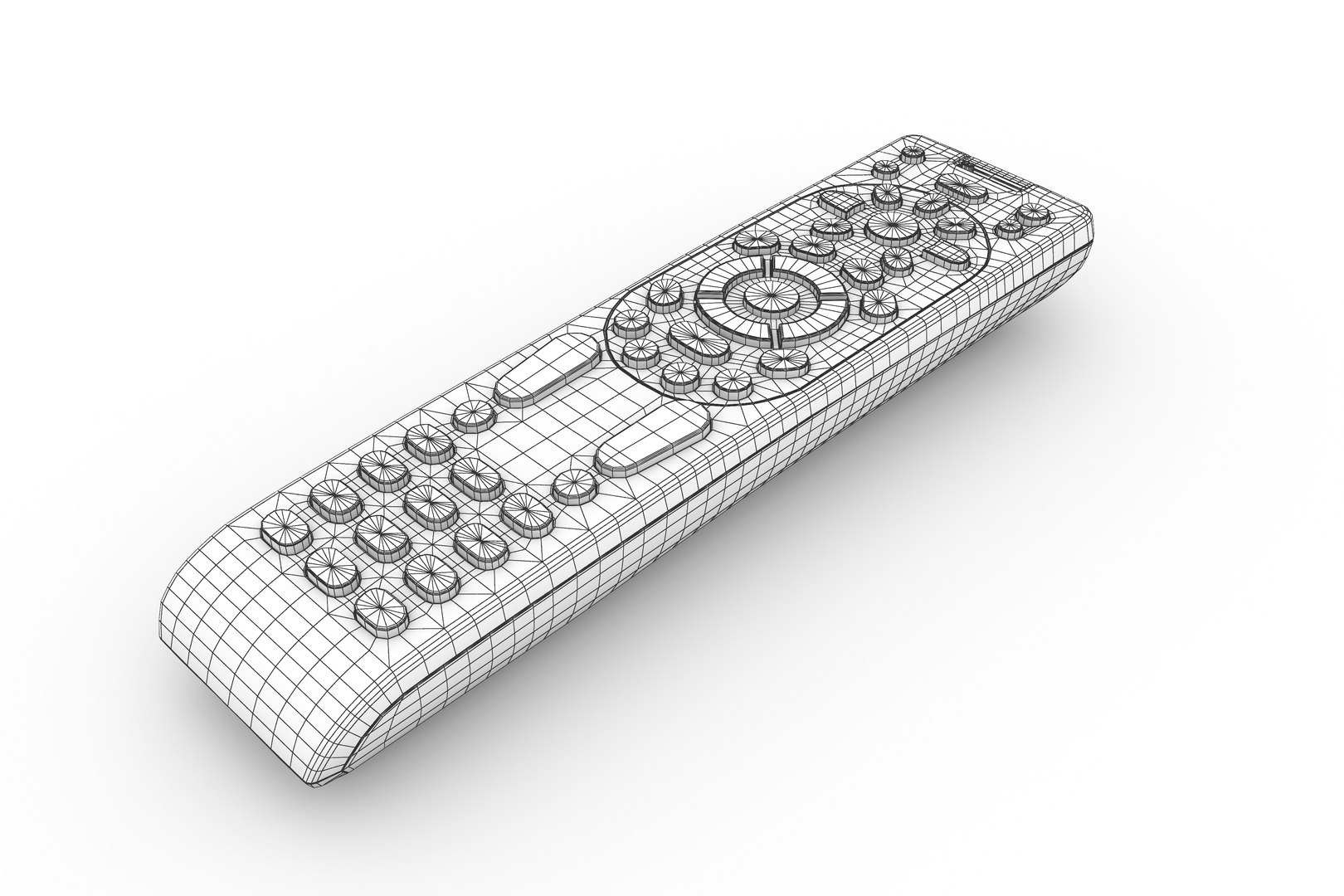 3D direct tv remote - TurboSquid 1572263
