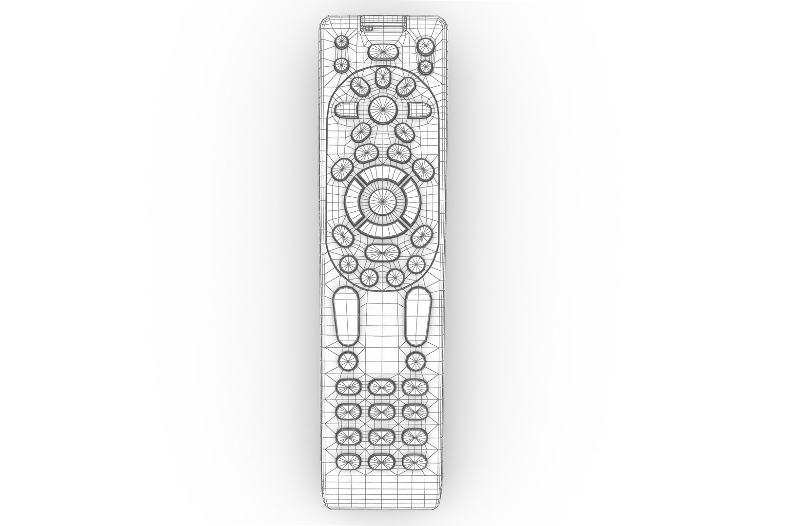 3D direct tv remote - TurboSquid 1572263