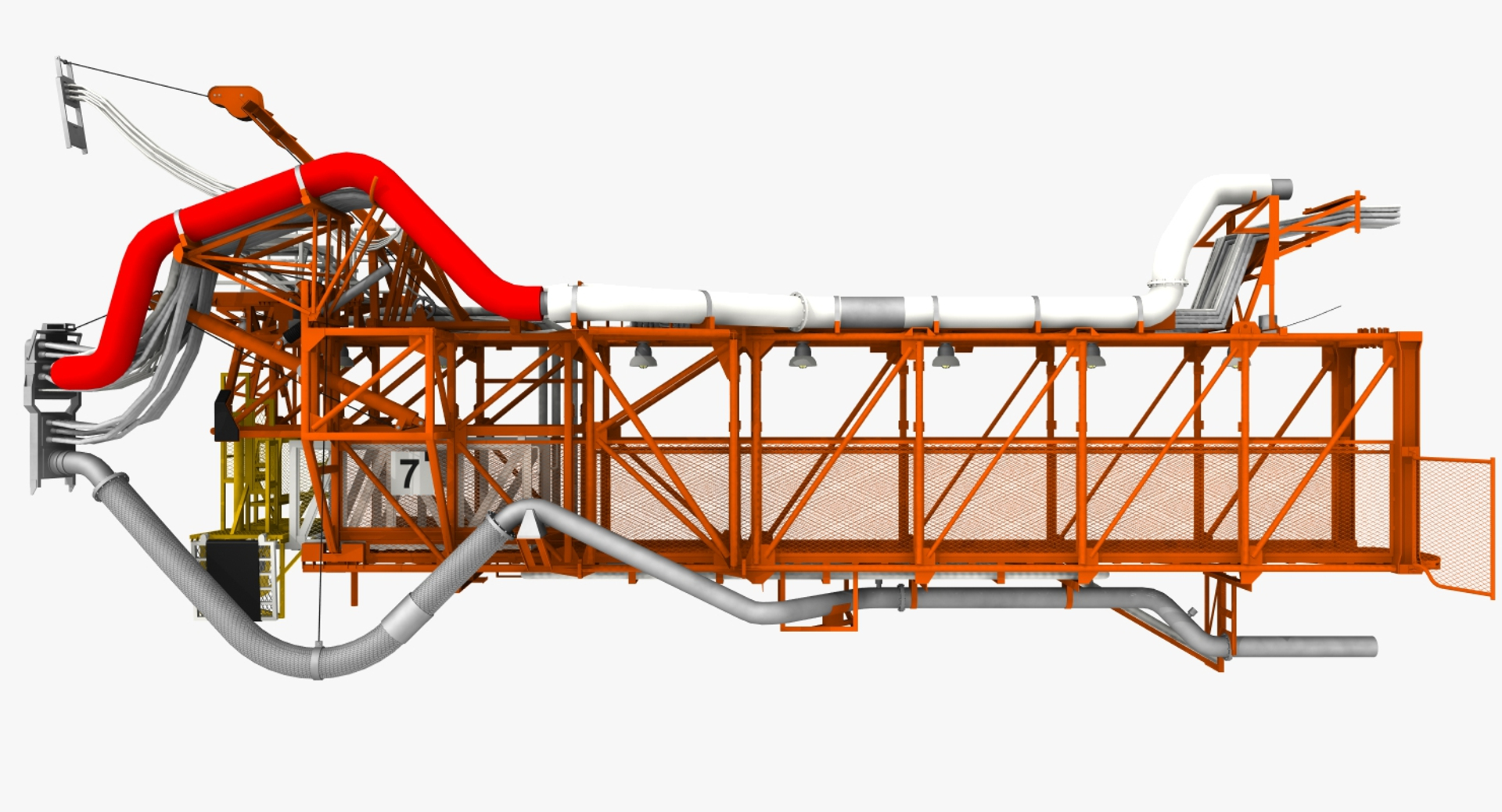 Swing Arm 7 Apollo 3D - TurboSquid 1404276