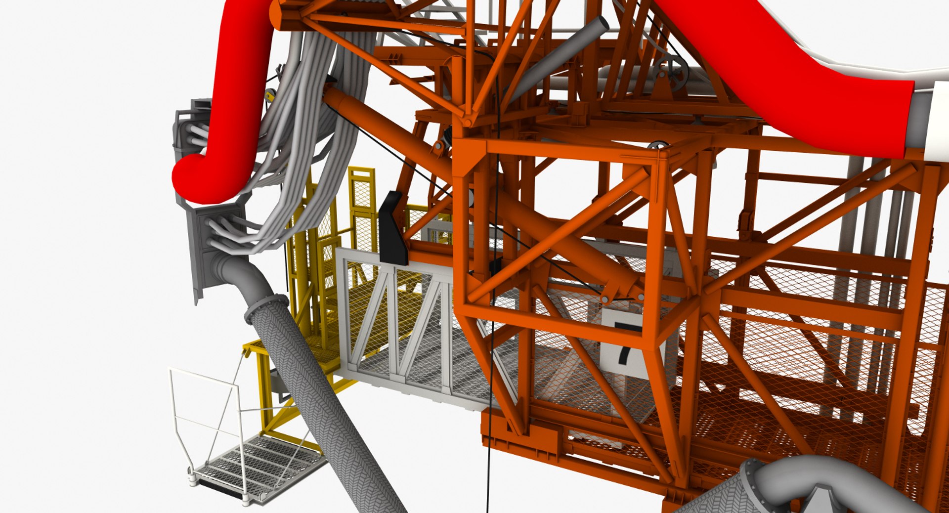 Swing Arm 7 Apollo 3D - TurboSquid 1404276