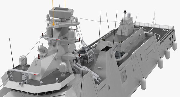 Sigma class indonesian frigate 3D model - TurboSquid 1394359