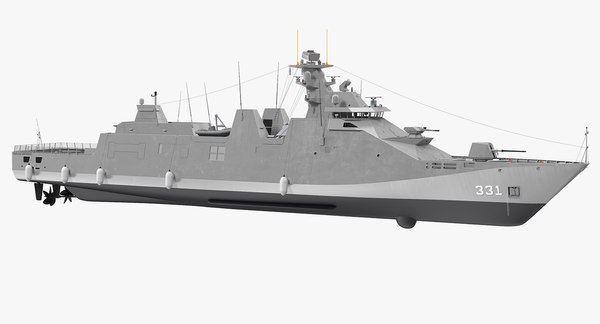 Sigma class indonesian frigate 3D model - TurboSquid 1394359