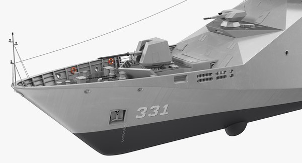 Sigma class indonesian frigate 3D model - TurboSquid 1394359