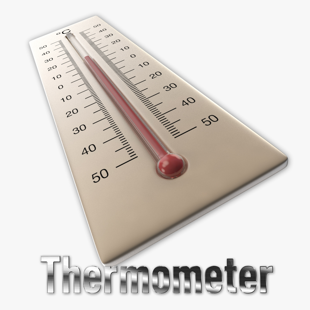 Free thermometer model - TurboSquid 1424143