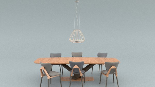 Dining Table SketchUp Models for Download | TurboSquid